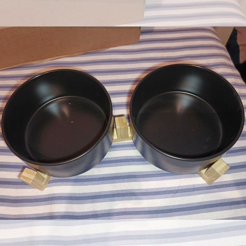 Миски керамические для собак с подставкой