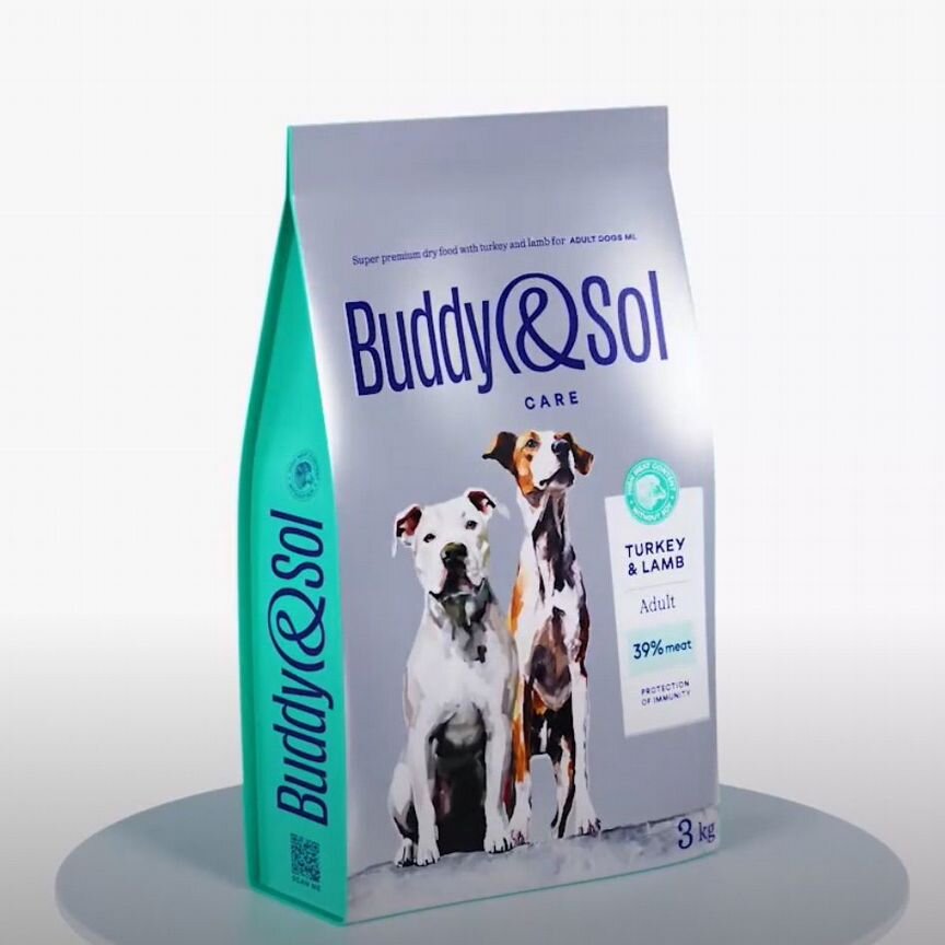 Корм для собак Buddy&Sol 3 кг