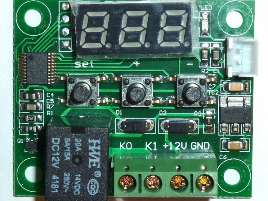 Терморегулятор W1209