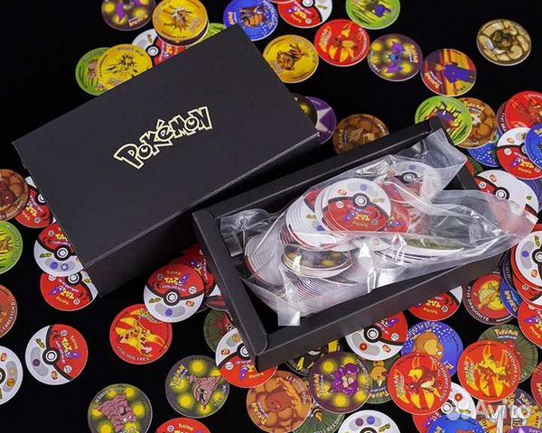 Фишки Caps "Pokemon" Покемоны купить в Москве | Хобби и отдых | Авито