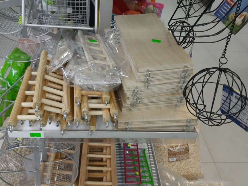 Этажи, домики для клеток