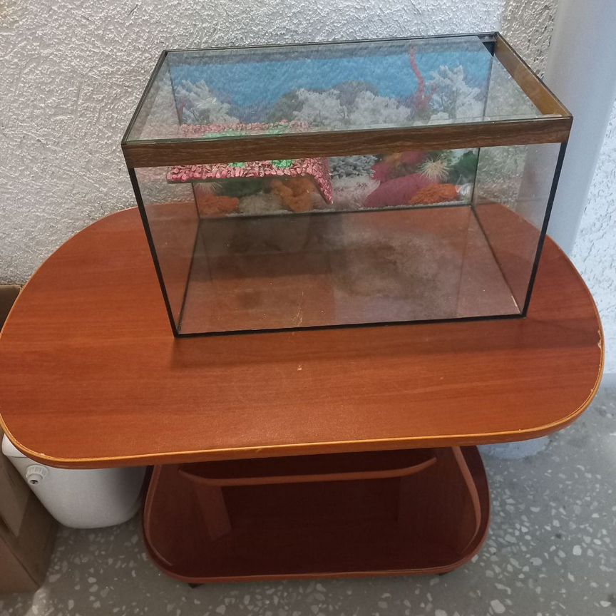 Аквариум с тумбой бу