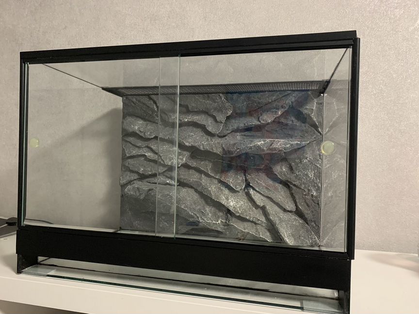 Террариум с фоном 50х35х35