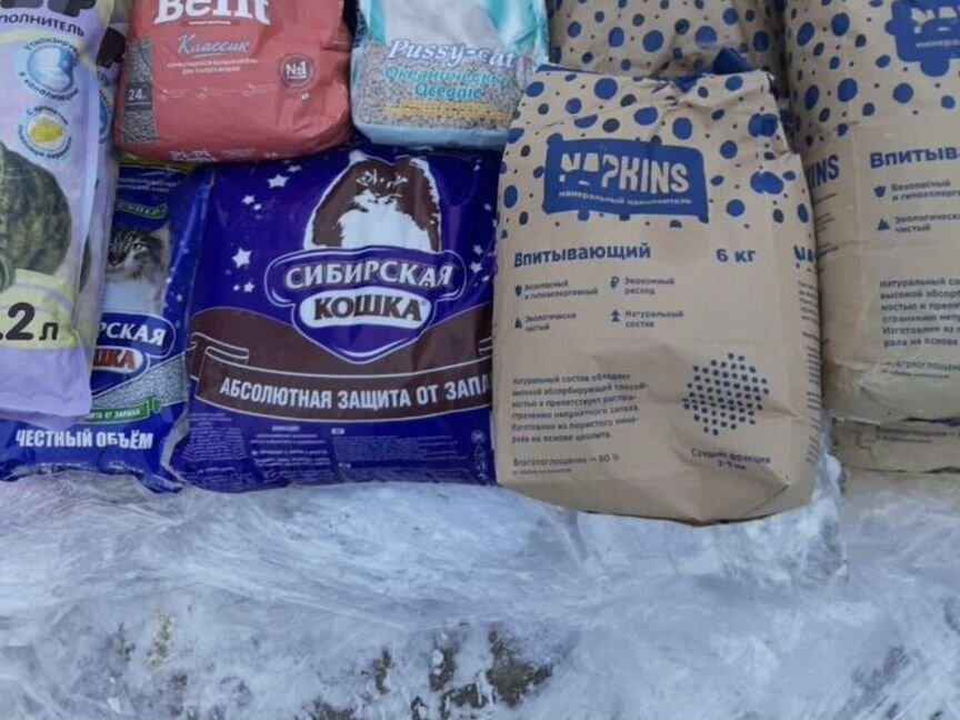 Наполнитель для кошачьего туалета