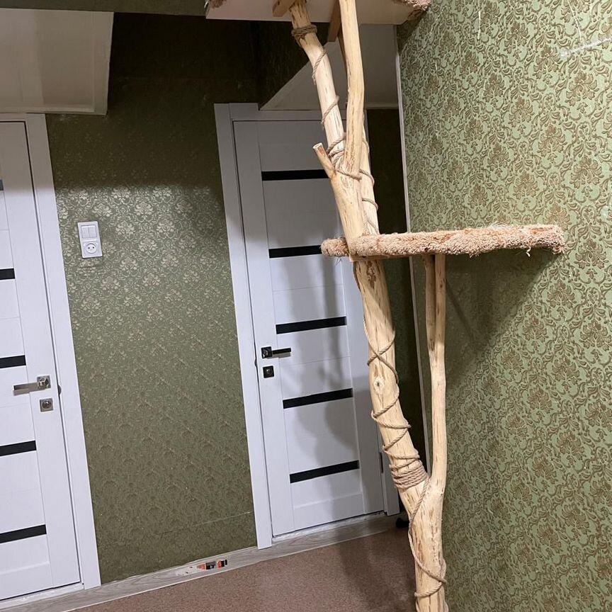 Домик для кошки с когтеточкой