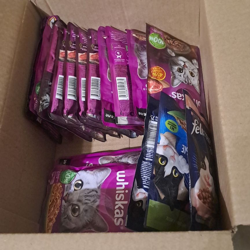 Корм для кошек мягкий