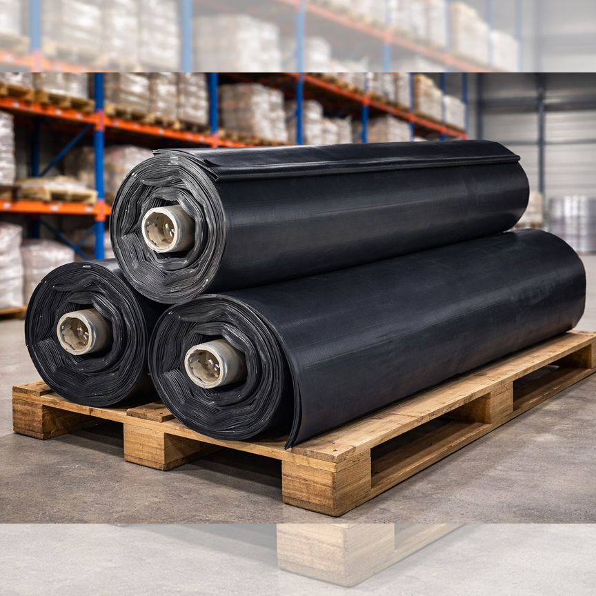 Силосная пленка 12м*50м*150, черная super strong