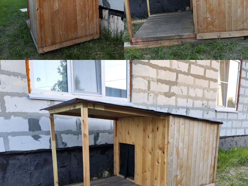 Цена указана за будку и вольер разборный