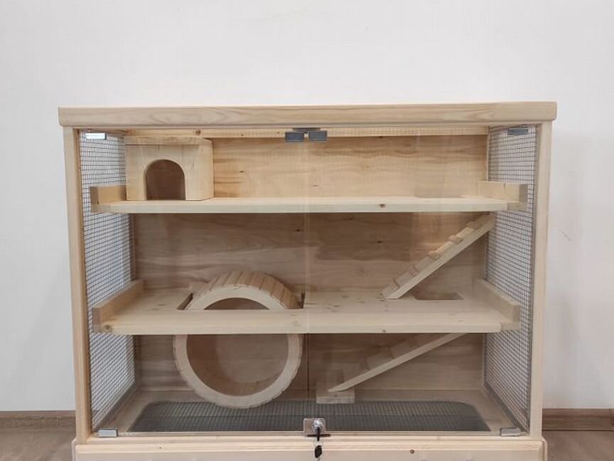 Витрина-клетка, домик для дегу, ежа, шиншиллы