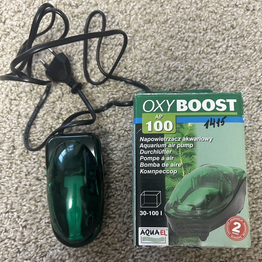 Компрессор AquaEl “Ap-100” 1 канал, 100л