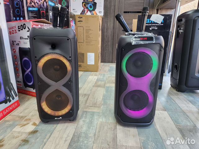 Колонки портативные eltronic с двумя микрофонами купить в Подольске ...