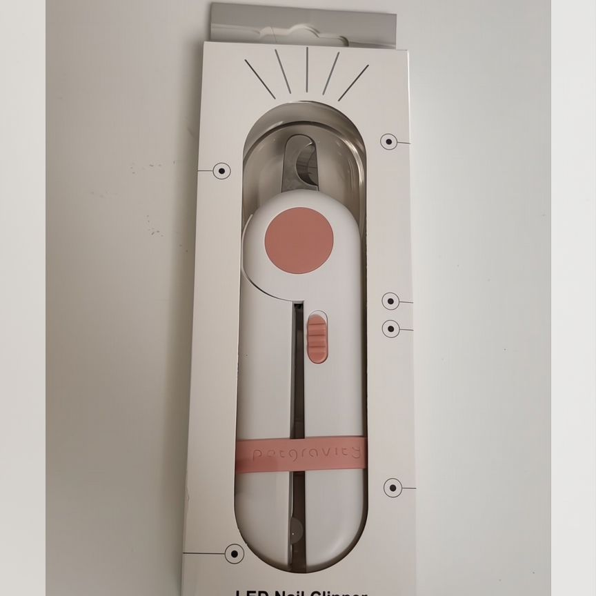 Когтерезка / ножницы с фонариком для кошек