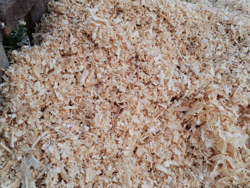 Опилки стружка в мешках