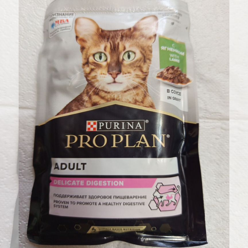 Влажный корм для кошек. 24 шт