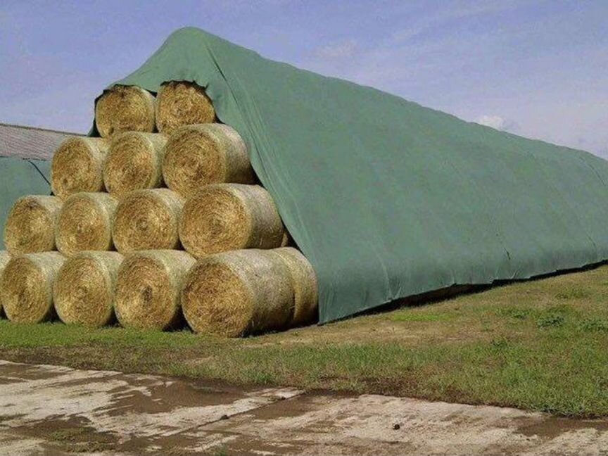 Укрывные тенты, банеры для сена, зерна