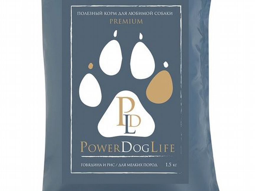 Сухой корм для собак "PowerDogLife" говядина-рис