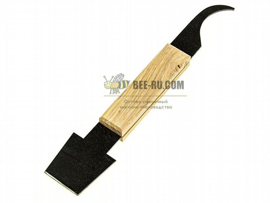 Стамеска пчеловода 240*2 мм (сталь, ручка дерево)