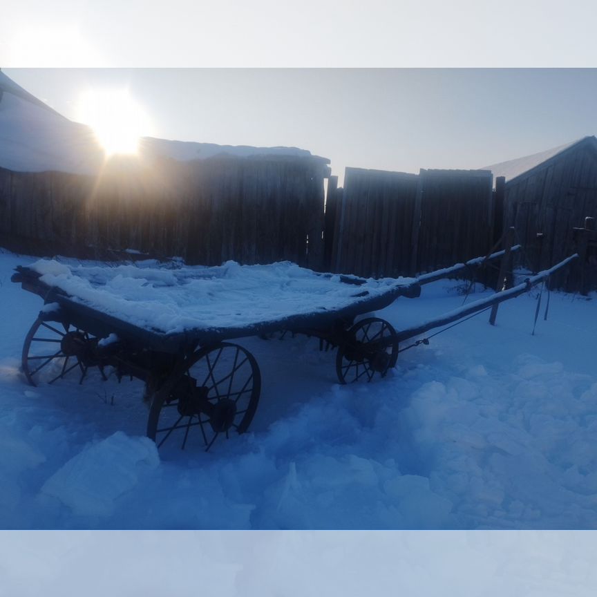 Сани телега для лошади