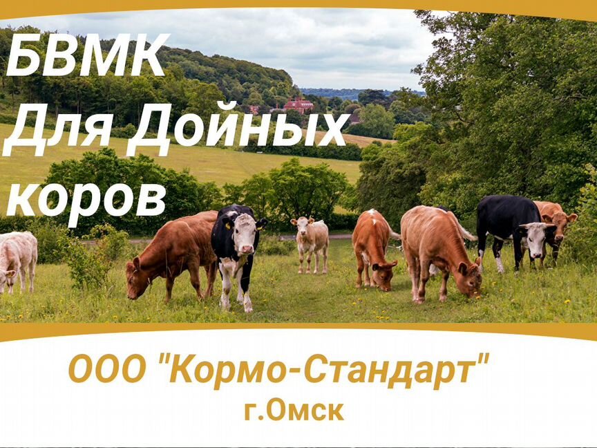 Бмвк для дойных коров 40 кг