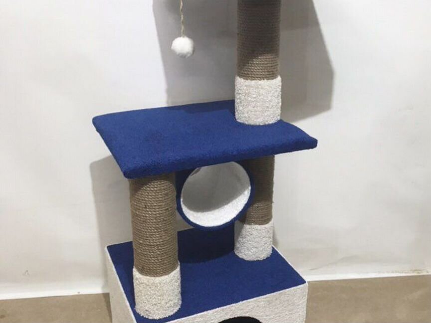 Когтеточка домик для кошки новый