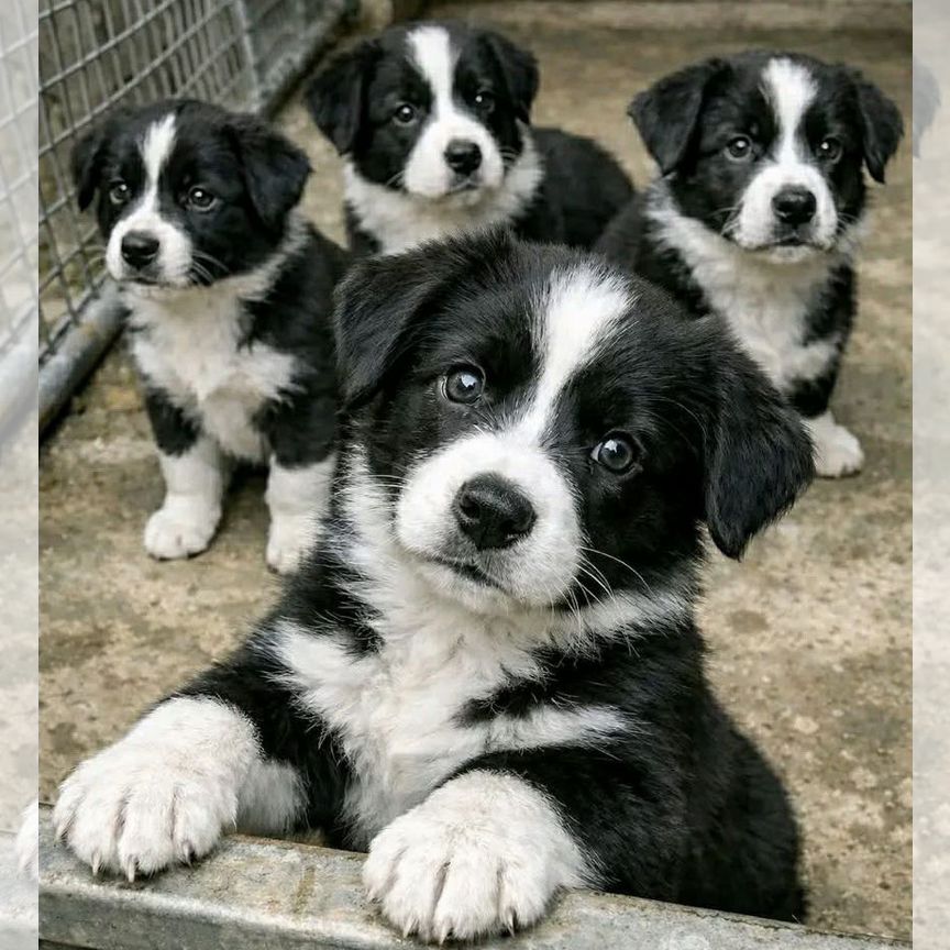 Бордер-колли, щенок