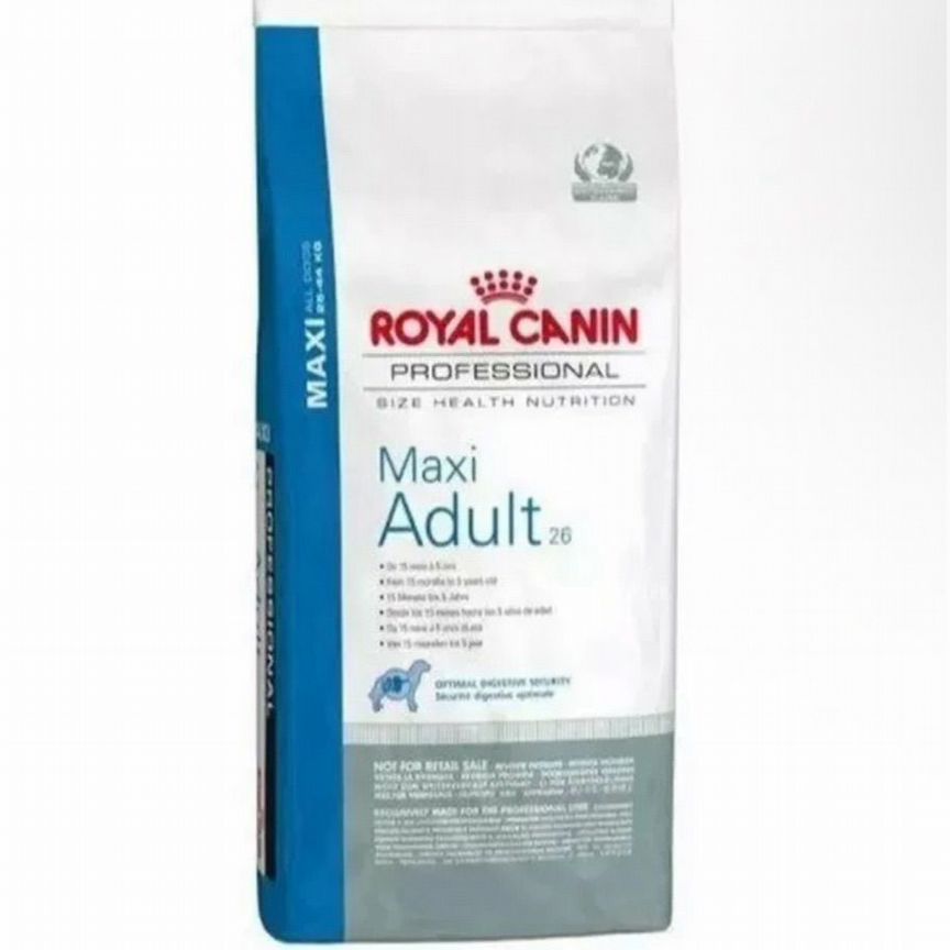 Корм для собак royal canin maxi adult