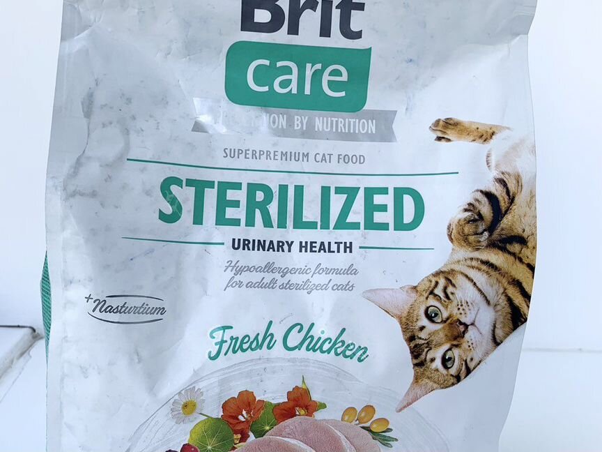 Brit care (Чехия) сухой корм для стер. кошек
