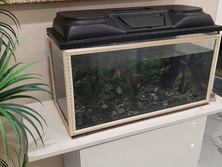 Аквариум с тумбой бу