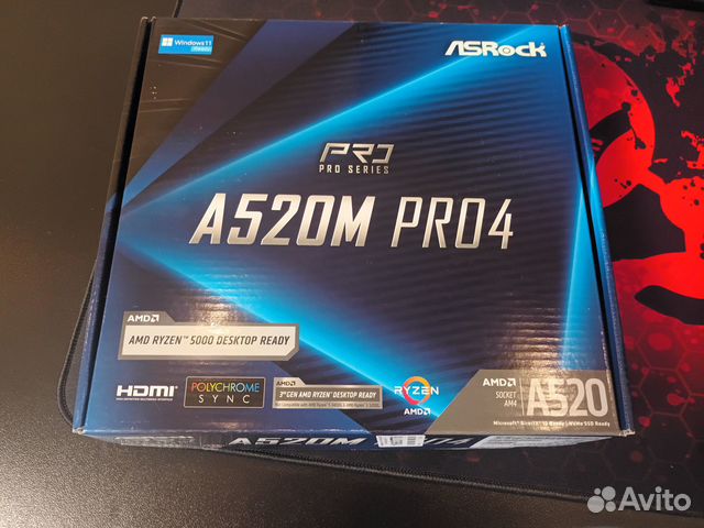 Материнская плата ASRock A520M Pro4 купить в Томске | Электроника | Авито