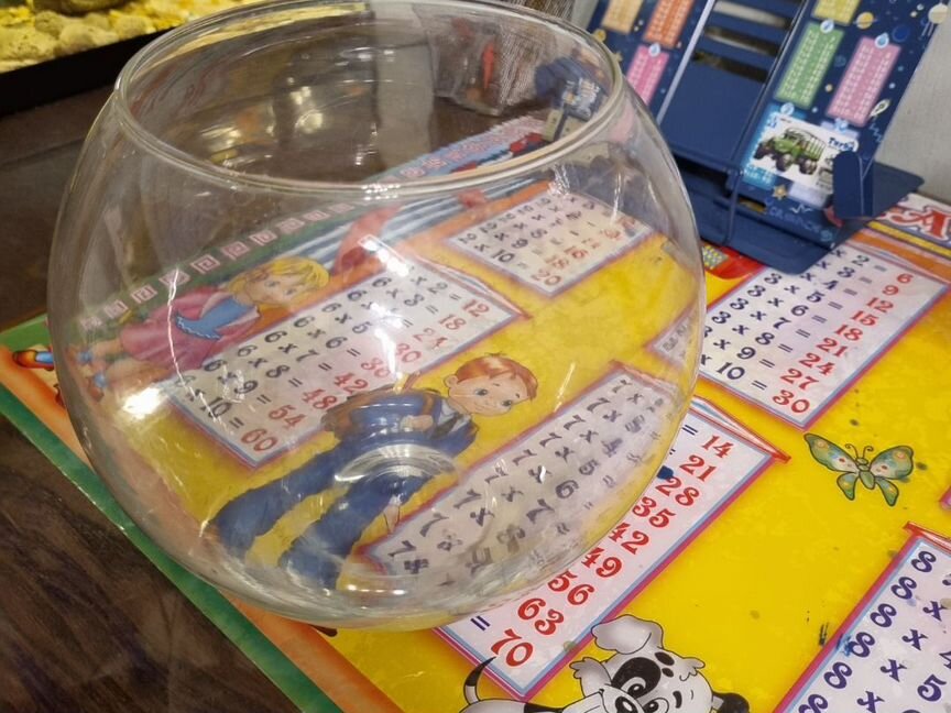 Аквариум круглый 4л