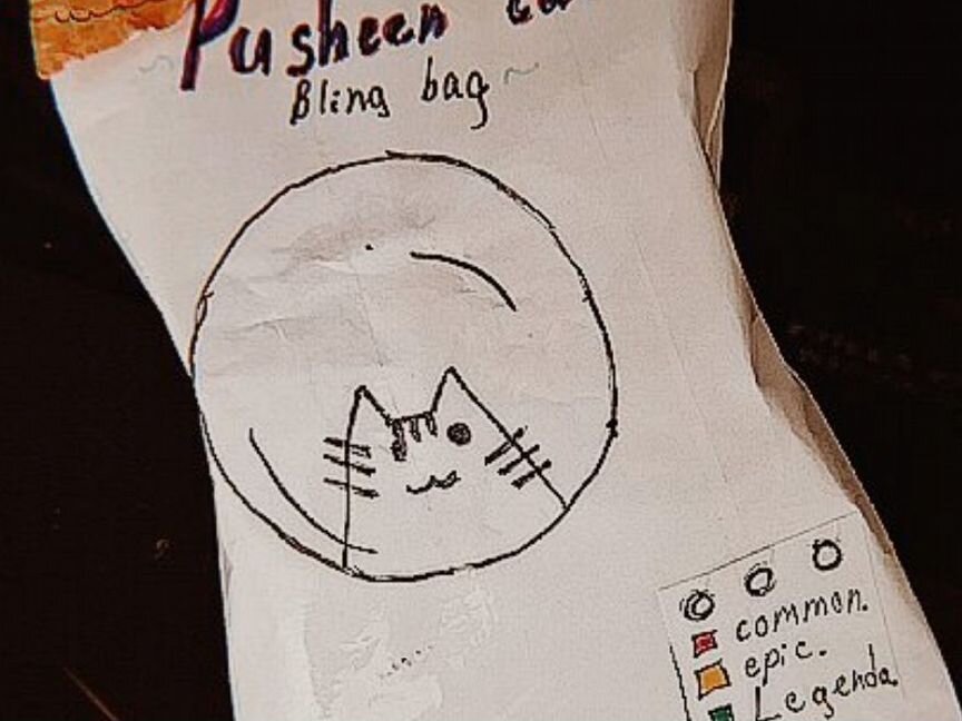 Bling bag Pusheen cat