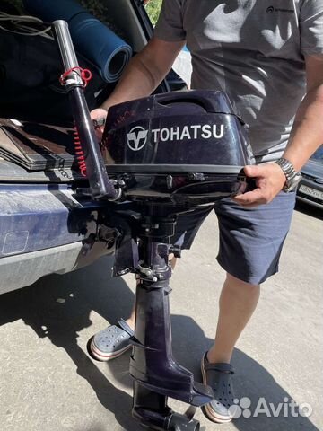 Мотор лодочный Tohatsu 6 л.с 4 такта купить в Москве | Транспорт | Авито