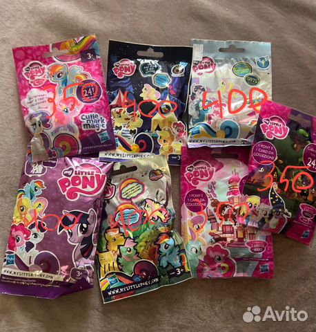 My Little Pony фигурки в пакетиках купить в Москве | Личные вещи | Авито