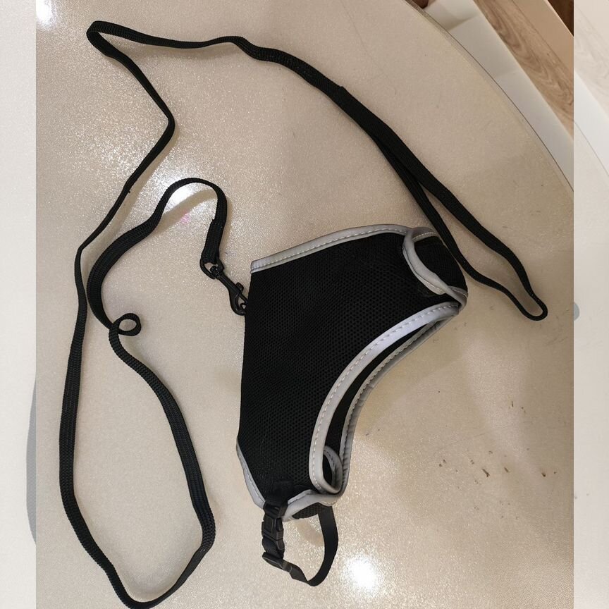 Шлейка для кошек прогулочная с поводком