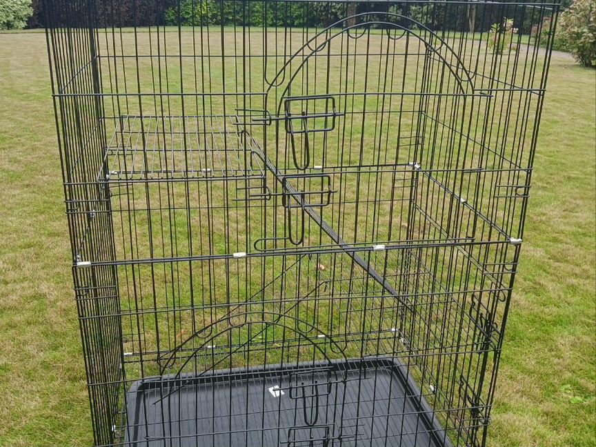 Клетка для шиншилл (77*51*115см) 3 этажа на колеса