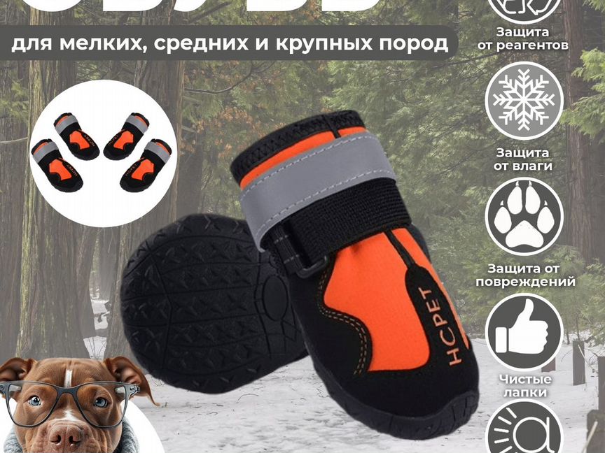 Обувь для собак мелких пород