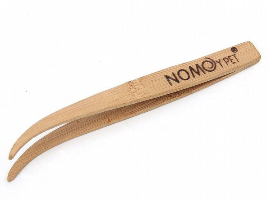 Пинцет бамбуковый 280мм загнутый