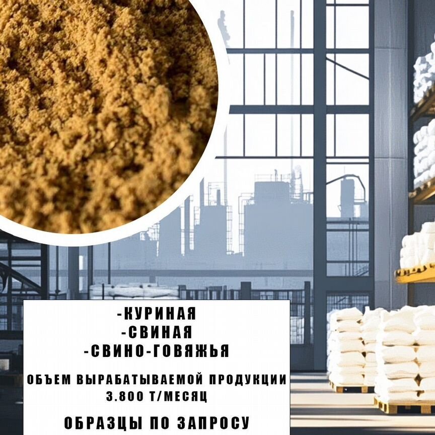 Мясокостная мука оптом
