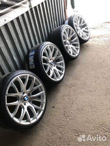 Диски с шинами BMW 3sdm розноширокие R19 купить в Москве | Авито