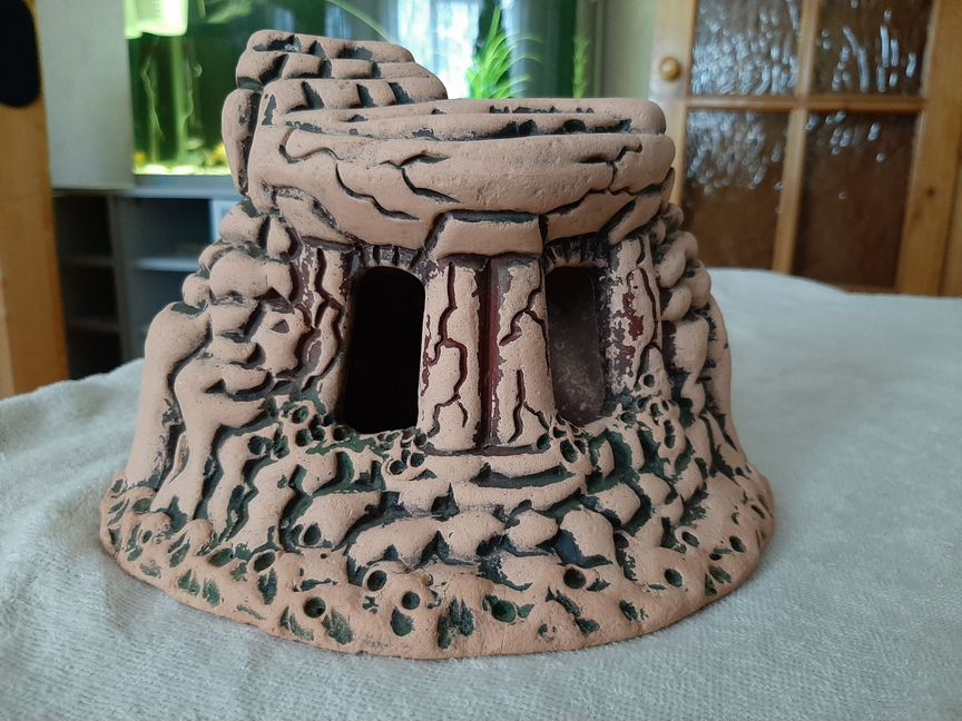 Грот и кораблик для аквариума