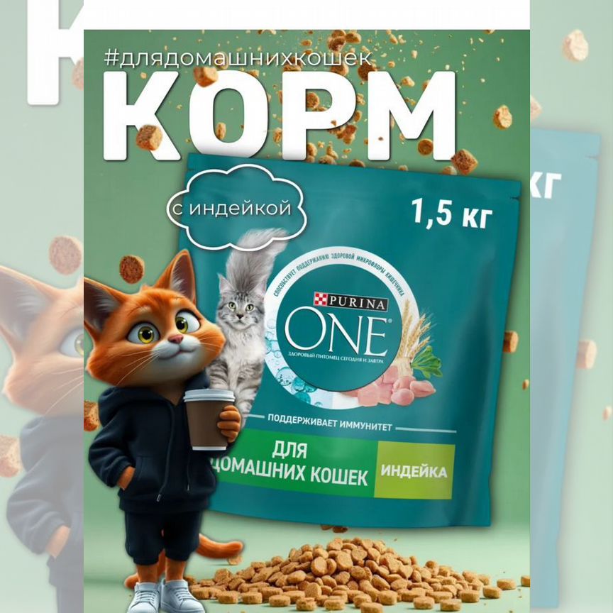 Сухой корм для кошек