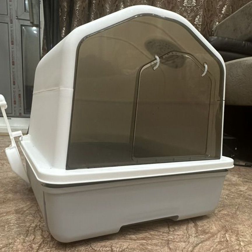 Лоток домик для кошек большой
