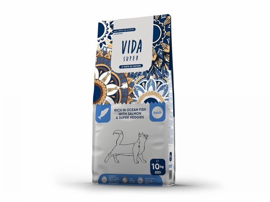 Vida Super корм для взрослых кошек богатый океанск