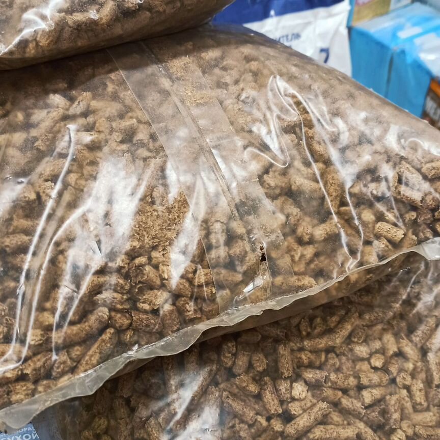 Наполнитель древесный для туалета, 10 литров