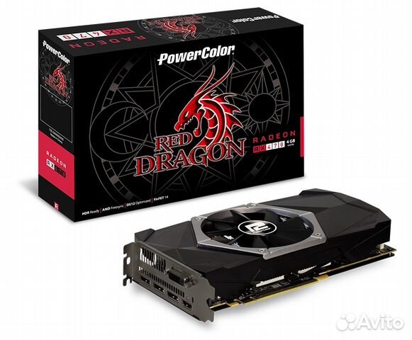 Видеокарта PowerColor Radeon RX 470 4gb Red Dragon купить в Туле ...