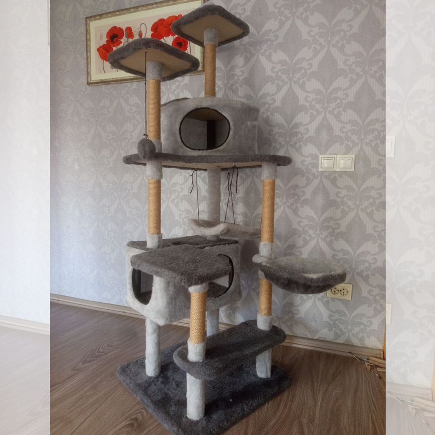 Когтеточка с домиком бу
