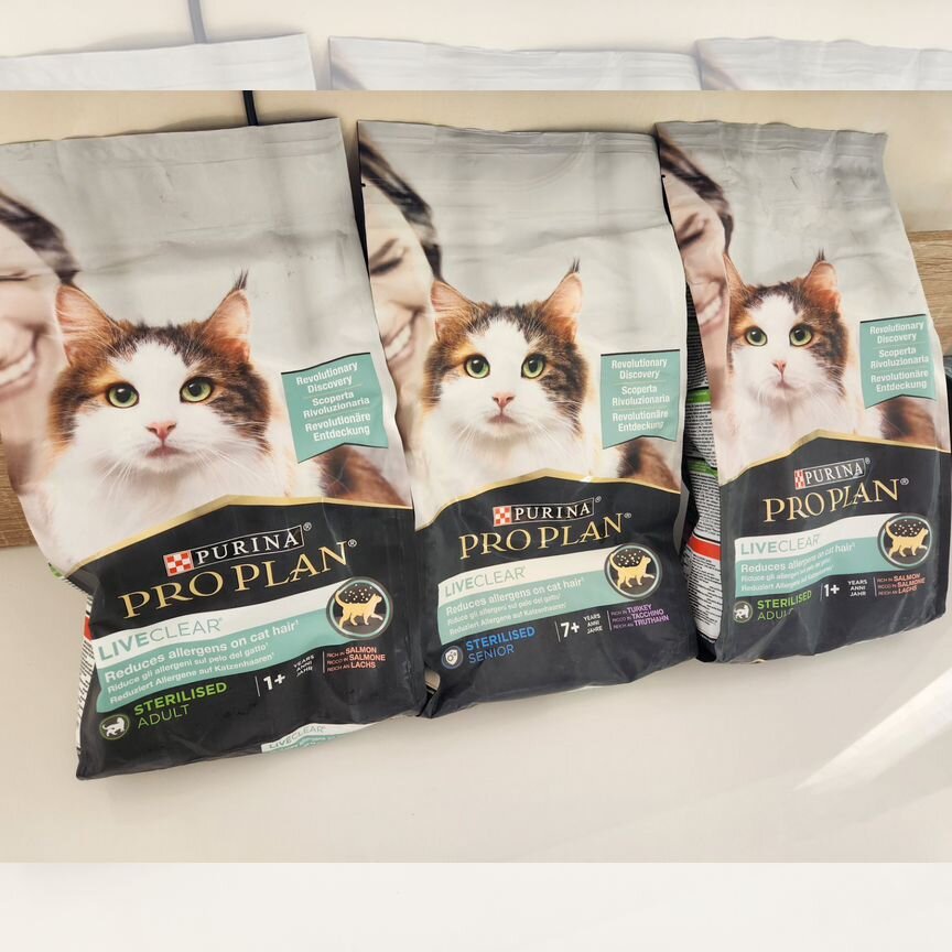 Корм для кошек Pro Plan LiveClear