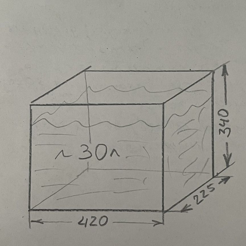Аквариум, фильтр, подогрев