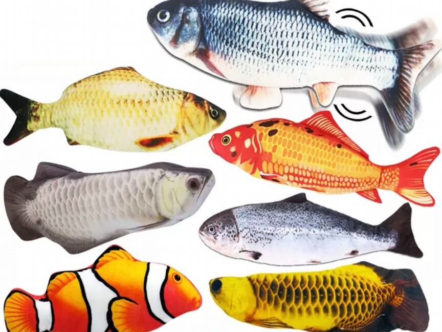 Рыба интерактивная для кошек и собак опт