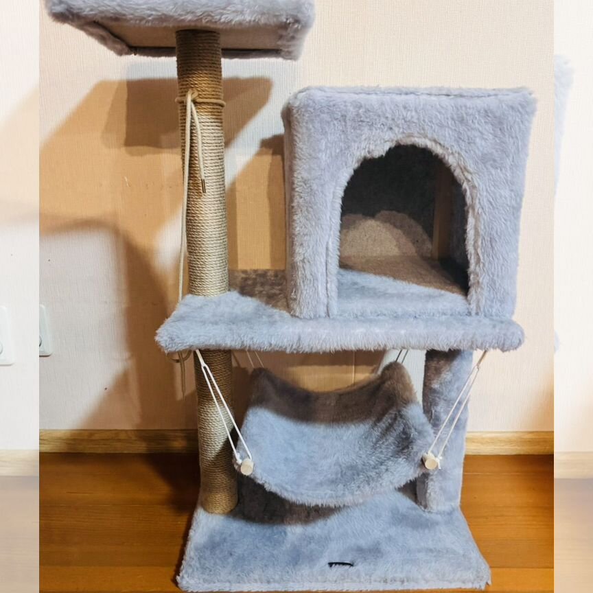 Когтеточка домик для кошки бу